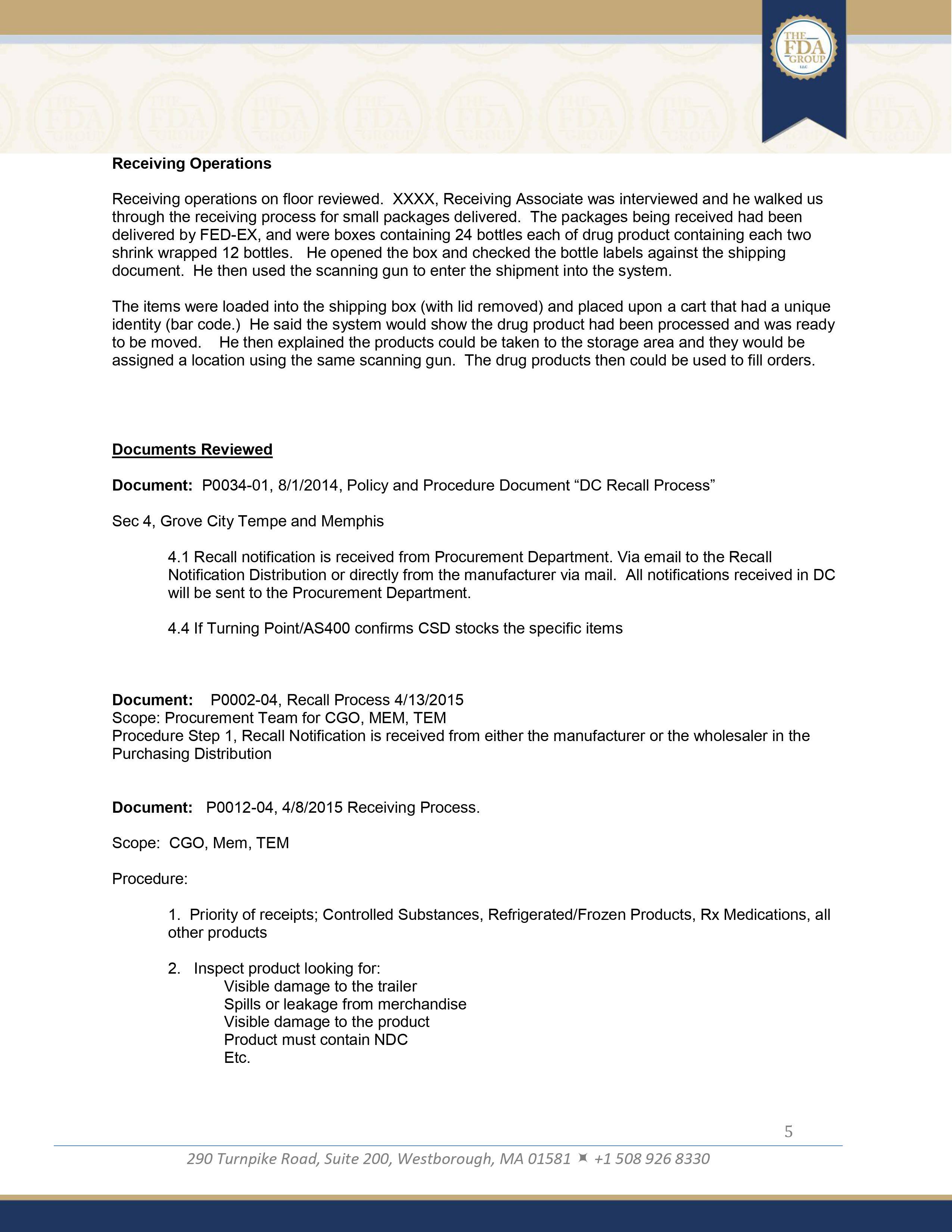 A Supplier Audit Report Template for the FDA-Regulated Industries